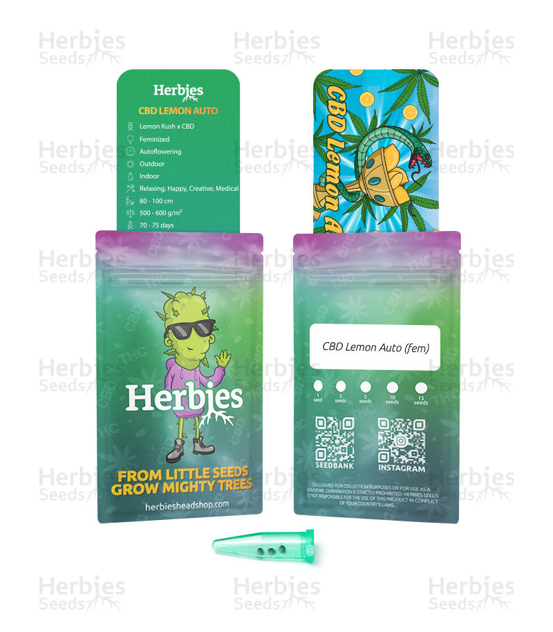 Buy CBD Lemon Auto feminized seeds by Herbies Seeds - Herbies