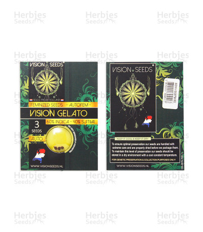 Vision Gelato Auto feminized seeds for sale: information and reviews ...